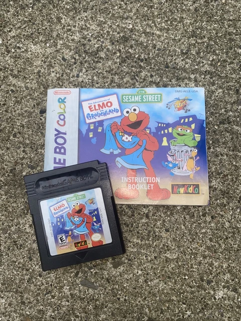 SESAME STREET: THE Adventures of Elmo in Grouchland (Nintendo Game Boy ...