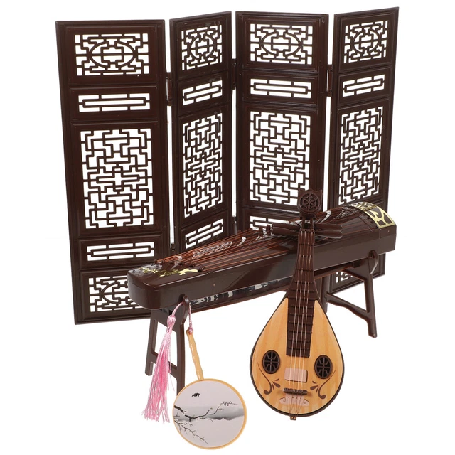 4PCS CHINESE PIPA Model Chinese Pipa Model Chinese Style Fan Model £13. ...
