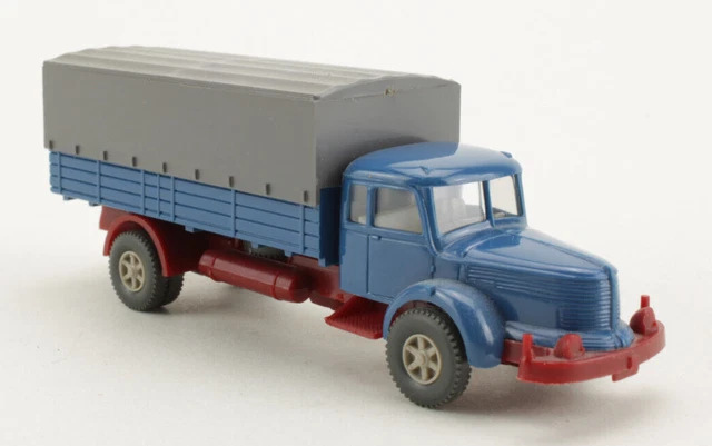 KRUPP TITAN LKW Pritsche/Plane Wiking 1:87 H0 ohne OVP [BL11-D4] EUR 6 ...