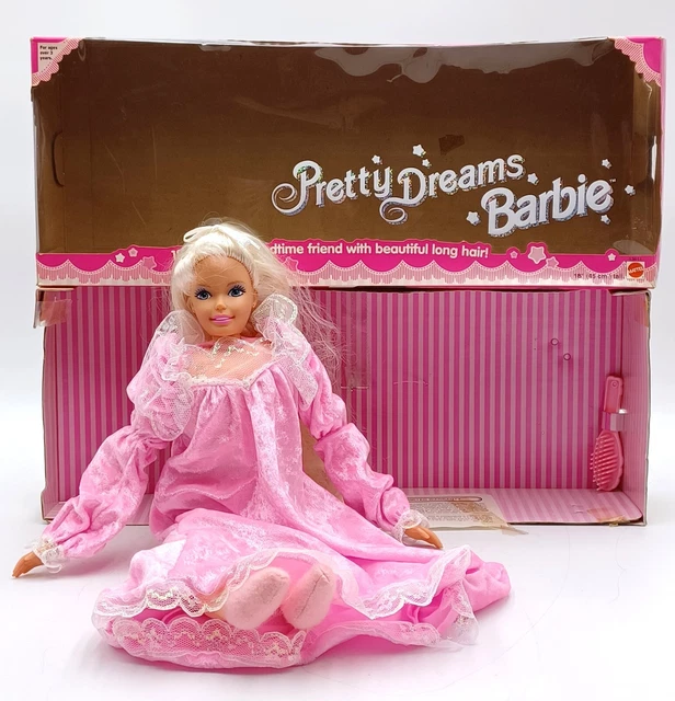 1995 PRETTY DREAMS Barbie Puppe / 45cm Soft Body Doll / Mattel 13611 ...