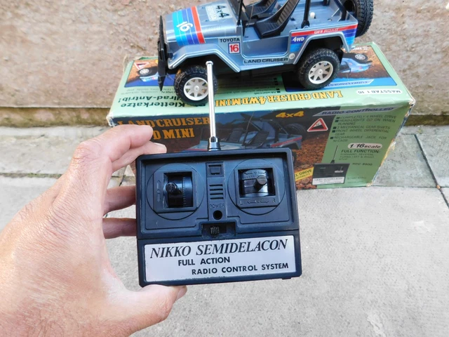 NIKKO RADIO CONTROL Car Land Cruiser 4WD mini 1/16 W/BOX READ NOTES £ ...