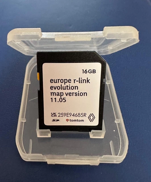 NEW RENAULT R-LINK Evolution 11.05 2023/24 SD card Tarjeta Karte ...