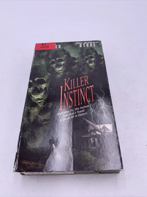KILLER INSTINCT VHS Horror Lions Gate Corbin Bernsen Dee Wallace Stone ...