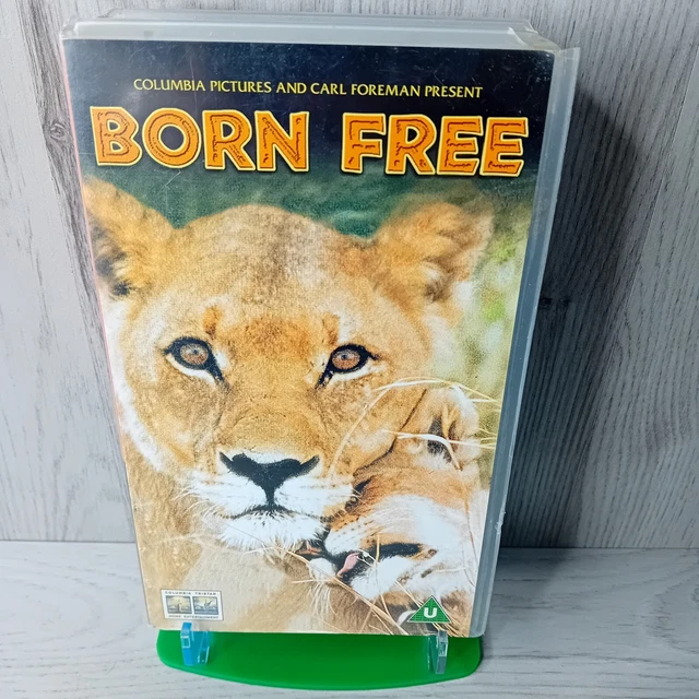 BORN FREE CARL Foreman Vhs Tape -Rare Retro Movie Series Vintage ...