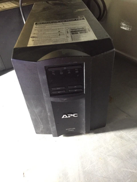 APC SMT1000 SMART-UPS 1000VA 700W 120V LCD Tower Battery Power Backup ...