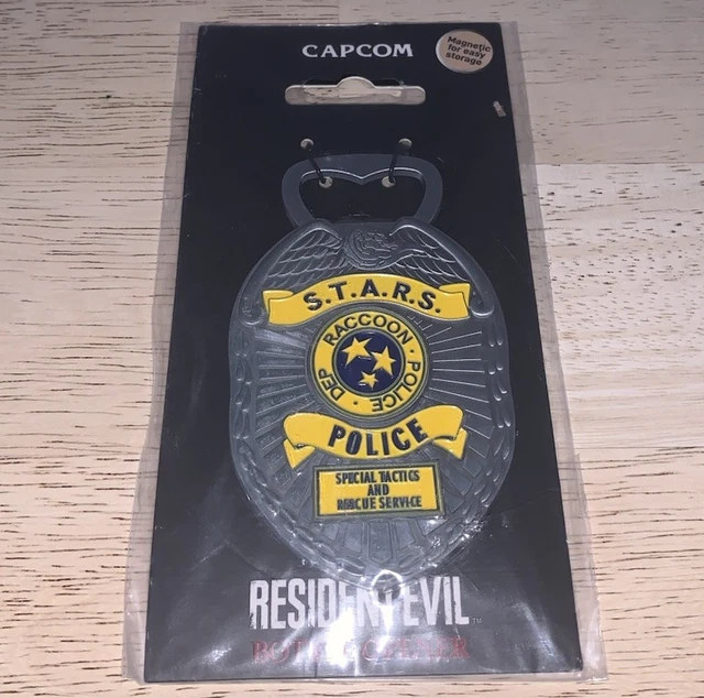 RESIDENT EVIL RPD Badge Raccoon City Police Magnetic Bottle Opener ...