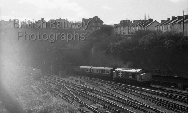 35MM NEGATIVE BRITISH Railways Diesel Loco 37431 Class 37 Gaer Jct ...