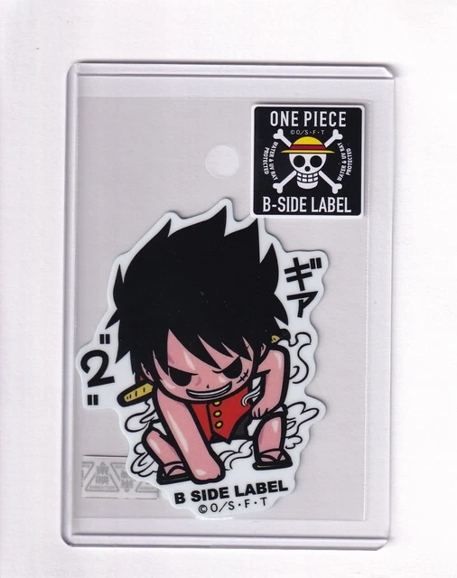 ONE PIECE LUFFY Gear 2 B-SIDE LABEL Sticker Vol. Gear UV & Water ...