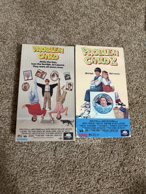 PROBLEM CHILD/PROBLEM CHILD 2 Vhs Lot First Releases John Ritter Amy ...