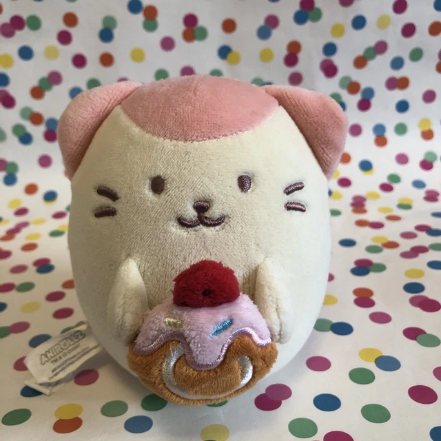 KITTIROLL ANIROLLZ KAWAII Cat Plush Squishy Ball Pink Cupcake £5.00 ...