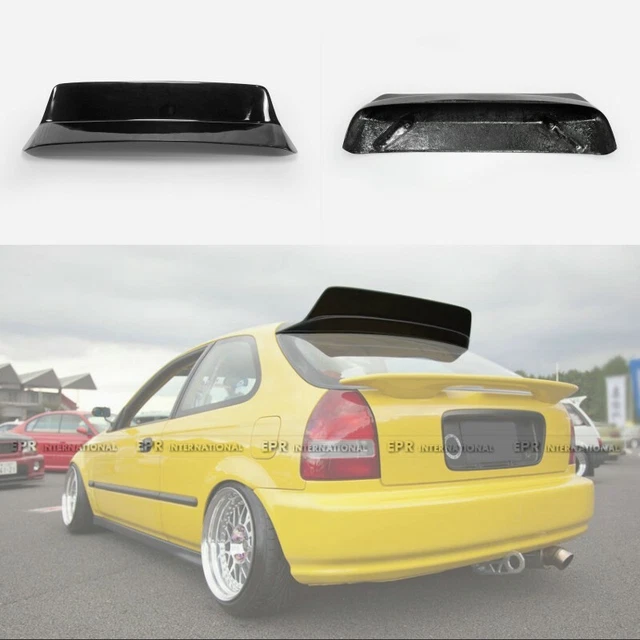 FOR HONDA CIVIC EK Hatchback Osaka JDM Type FRP Rear Roof Spoiler Wing ...