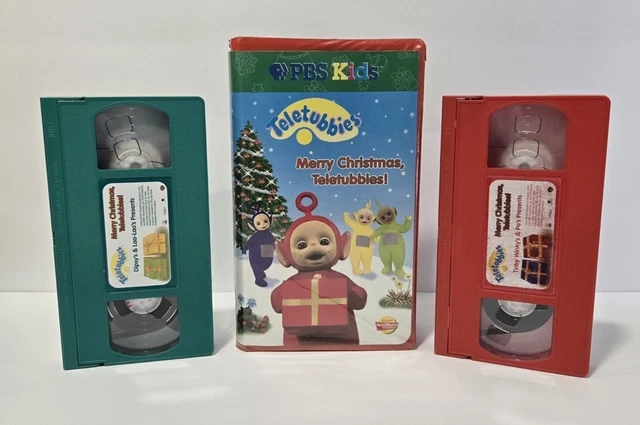 Teletubbies Christmas Vhs 2 VHS Tape Set Teletubbies Merry Christmas