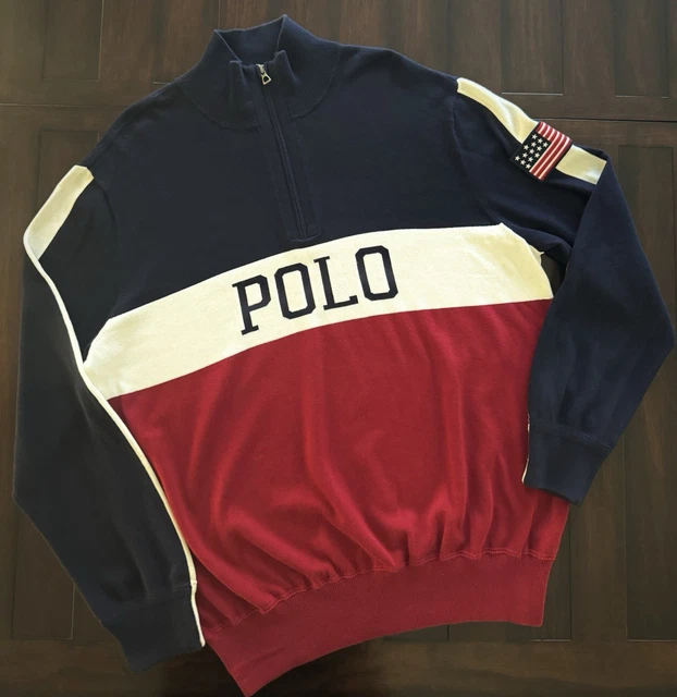 POLO RALPH LAUREN Pullover Sweater Knit 🇺🇸 MULTICOLOR Men’s ( XXL ) NWT ...