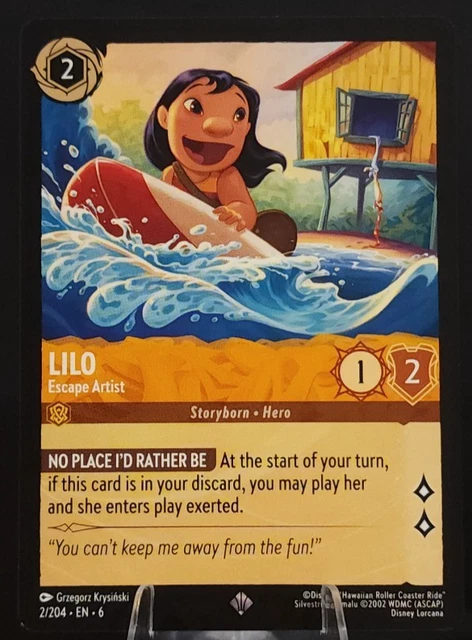LILO 2/204 SUPER Rare - Lorcana TCG - Azurite Sea (NM) £1.50 - PicClick UK