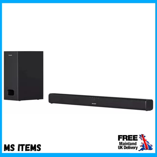 SHARP SLIM 2.1 Soundbar TV with Subwoofer Bluetooth HDMI HT-SBW110 £97. ...