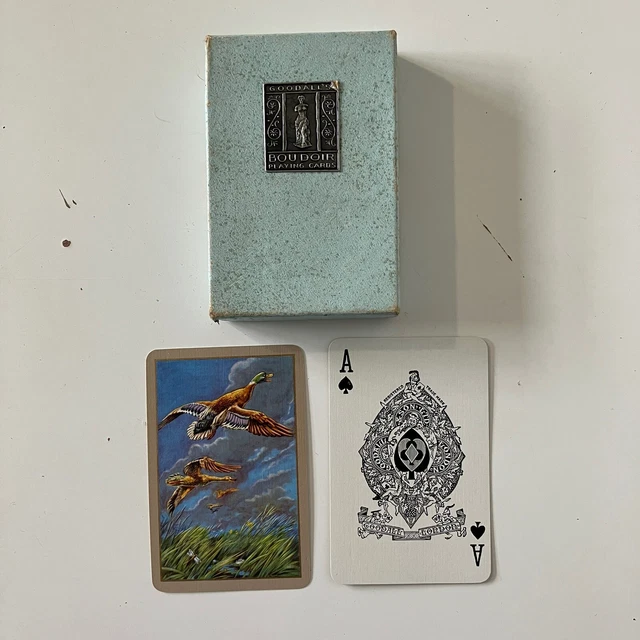 VINTAGE PLAYING CARDS Complete Deck Set 1940s 1950s Goodalls De La Rue ...