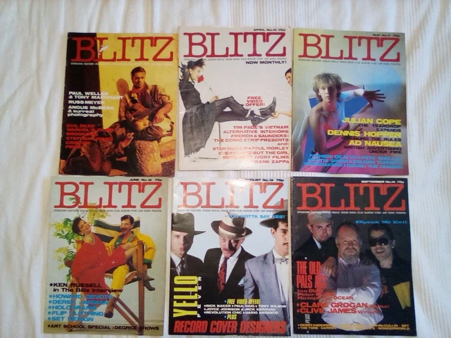 BLITZ MAGAZINE BUNDLE 1983: Fashion Music Design 80s (like The Face ...