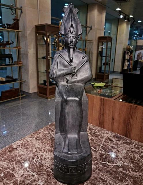 RARE STATUE OF Osiris, god of the Afterlife, (Museum version) With certificate £1,168.22 ...
