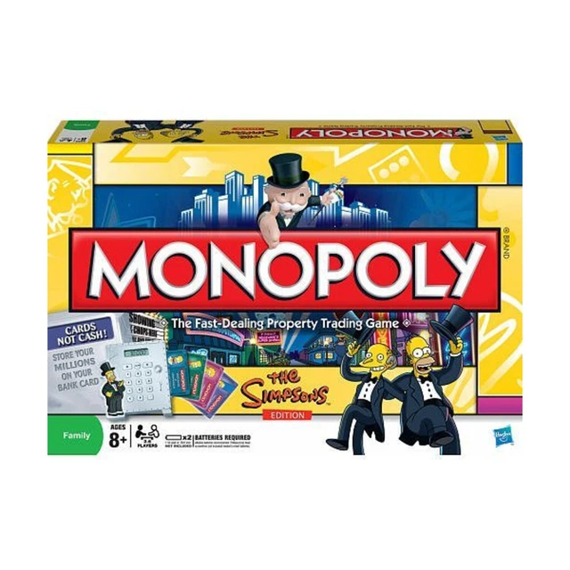 PARKER BRO POP Culture Monop Monopoly - The Simpsons Ed, Electronic ...
