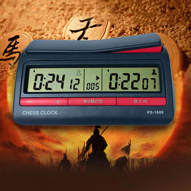 BOARD GAME CLOCK Plastic Competition Timer Battery Powered for Training ...