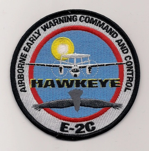 USN E-2C HAWKEYE patch AIRBORNE EARLY WARNING COMMAND AND CONTROL $5.99 ...
