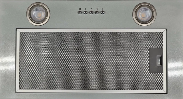 UNDER CANOPY COOKER Hood 50 cm Kitchen Extractor Fan 3 Speed Silver ...