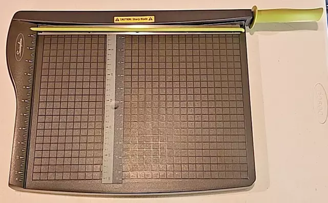 SWINGLINE PAPER CUTTER, Guillotine Trimmer, 12" 10 Sheet Cap, Graphite ...