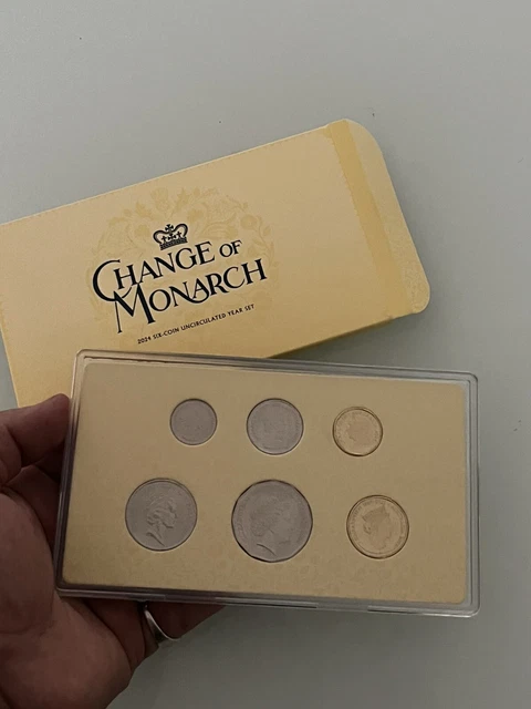 CHANGE OF MONARCH Coin Set 2024 EUR 54,25 - PicClick FR