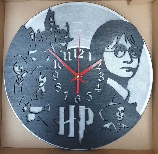 HARRY POTTER AND Hogwarts Clock, Ideal Super Fan Gift, Home Made UK £21 ...