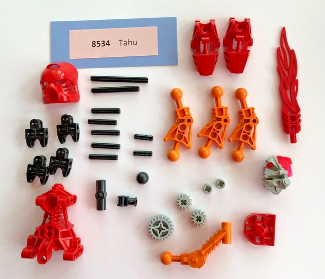 LEGO BIONICLE 8534 Tahu Toa Mata of Fire 100% Complete 2001 technic £18 ...