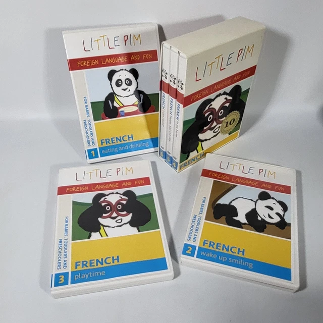 LITTLE PIM FRENCH: Playtime Discs 1 to 6 NTSC French Learning For Kids ...