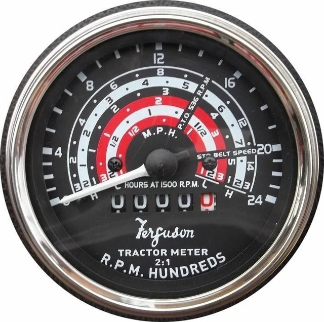 MPH TACHOMETER FOR Massey Ferguson 35 Tractor- 894423m91 EUR 59,62 ...