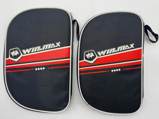 WIN MAX TABLE Tennis Pro Ping Pong Racket Set with Bags 3 Stars Single ...