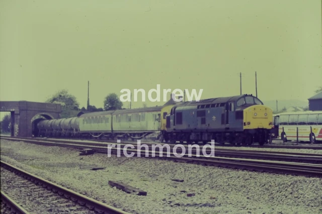 37234 CLASS 37 Diesel Locomotive Departmental Train 1984 Original 35mm ...