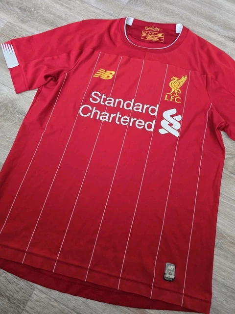 LIVERPOOL FC HOME Football Shirt 2019/20 Season Red New Balance Mens ...
