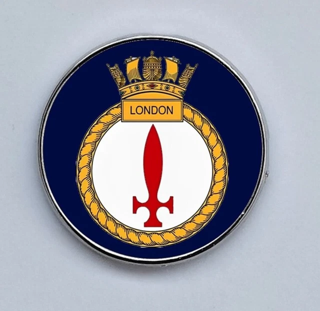 HMS LONDON ROYAL Navy Lapel Pin Badge £5.50 - PicClick UK