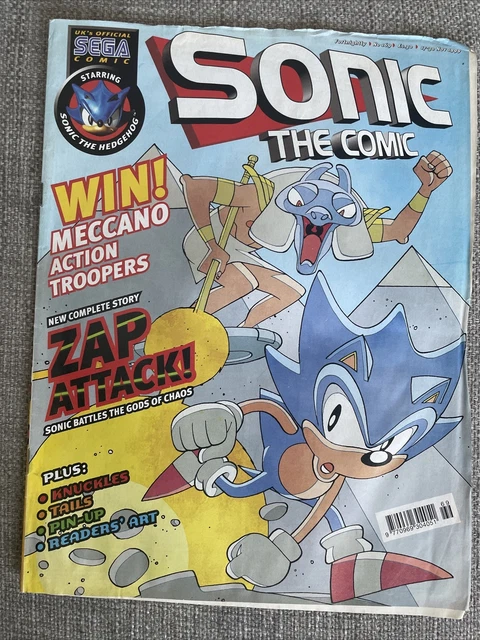 SONIC THE HEDGEHOG - Sonic The Comic UK - Sega / Fleetway Issue No. 109 ...