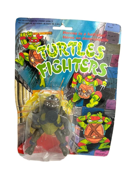 TMNT VINTAGE BOOTLEG KO Sealed 90s RARE Turtles Fighters Action Figure ...