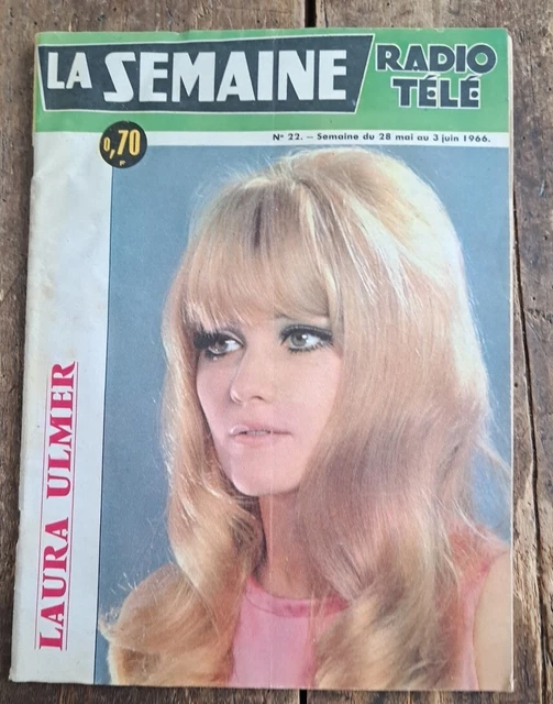 LA SEMAINE RADIO Télé N° 15 De 1966 Ortf Laura Ulmer EUR 5,00 - PicClick FR