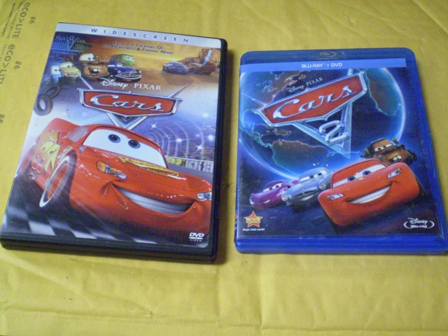 (2) DISNEY PIXAR Cars DVD Lot: Cars 1 & 2 Both Movies!! £4.60 - PicClick UK