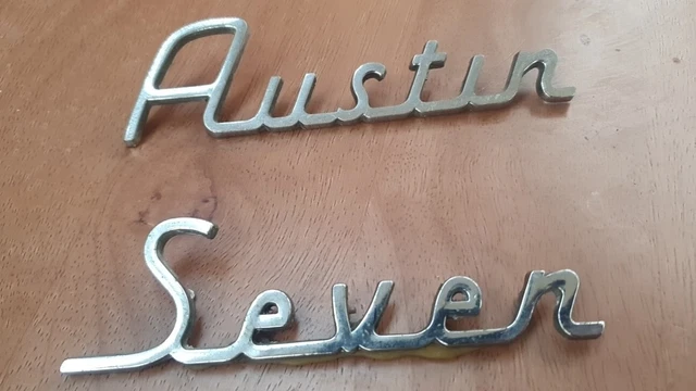 DISTINTIVO/EMBLEMA AUTO VINTAGE/CLASSICO Austin Mini Seven Mk1 con ...