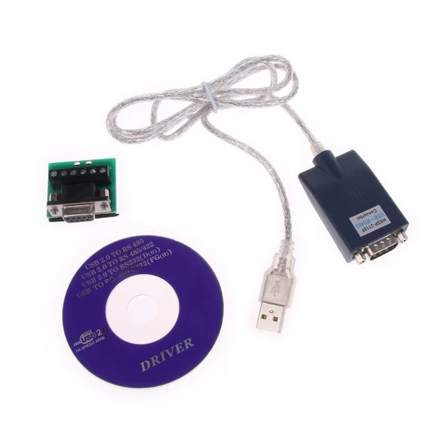 USB TO RS485 Converter USB RS-485 Cable Serial DB9 Connector Prolific ...