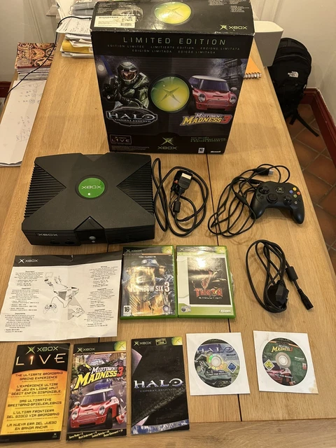 ORIGINAL MICROSOFT XBOX Console Complete Boxed With 4 Games Included £ ...