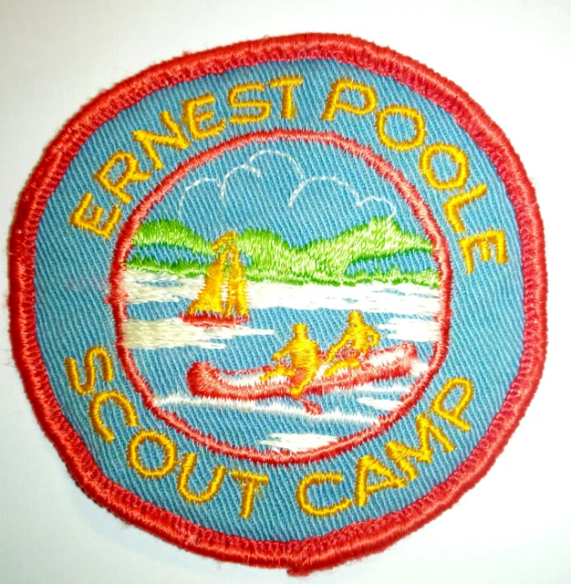 1970S BOY SCOUTS Canada Ernest Poole Scout Camp Patch Badge Crest $19. ...