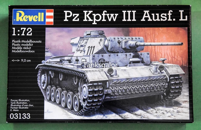 REVELL 1/72 KIT # 03133 Pz.Kpfw. III Ausf. L Panzer NEW MIOP Sealed Bag LOOK $45.00 - PicClick CA