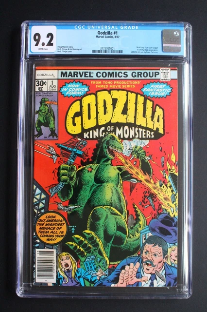 GODZILLA #1 FIRST MCU App. 1977 Trimpe Jimmy Woo SHEILD Nick Fury ...