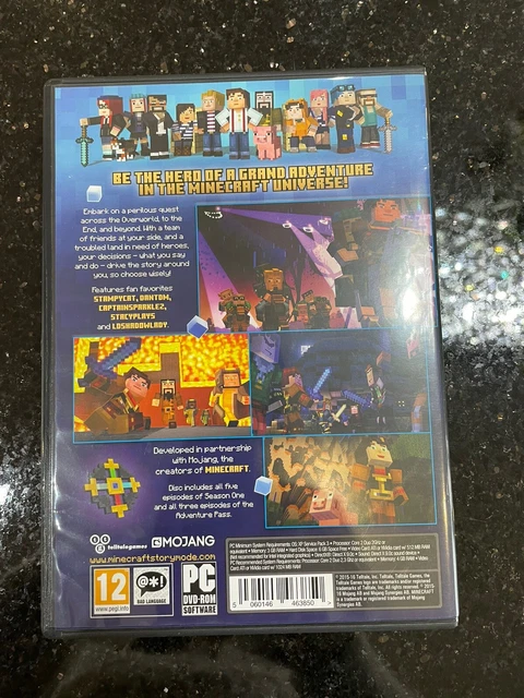 MINECRAFT STORY MODE The Complete Adventure PC DVD-ROM EUR 46,60 ...
