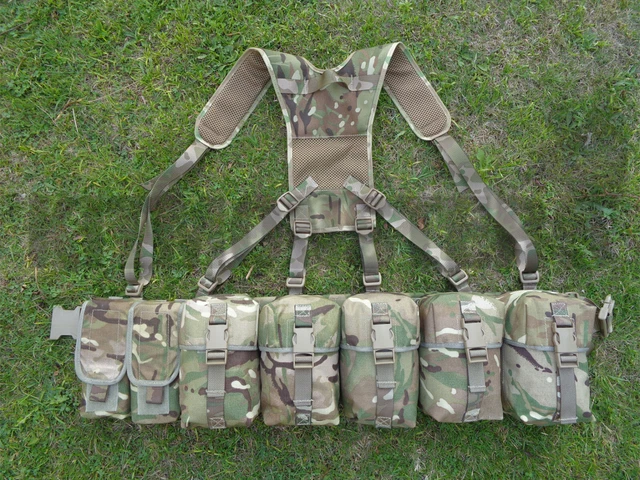 COMPLETE BRITISH MTP MOLLE webbing set with yoke, Charlie model, size ...