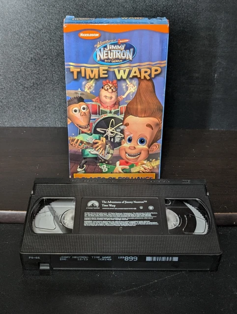 THE ADVENTURES OF Jimmy Neutron Boy Genius VHS | Time Warp [2003 ...