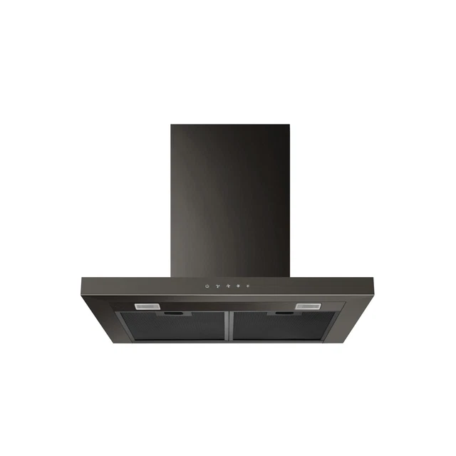 ELECTRIQ 60CM SLIMLINE Cooker Hood with Slim Depth - Black Stainles ...